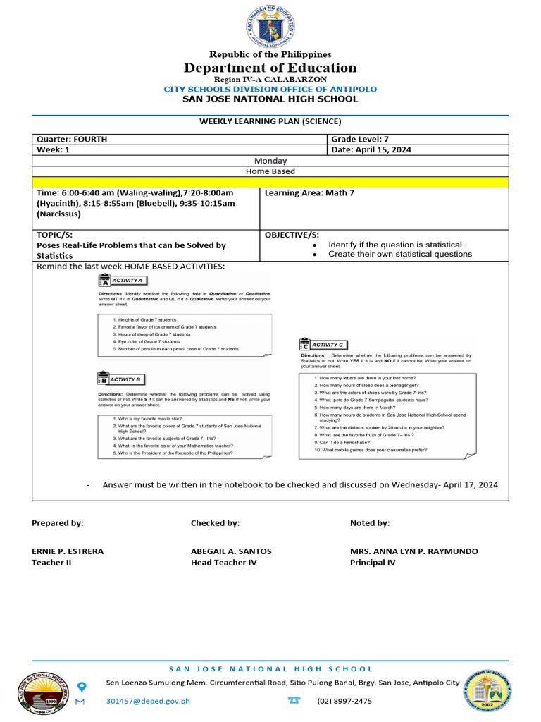 Estrera Ernie HLP April 15 2024 | PDF