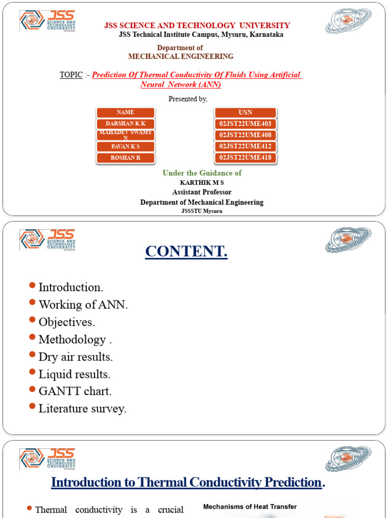 Final PPT Ann | PDF | Heat Transfer | Artificial Neural Network