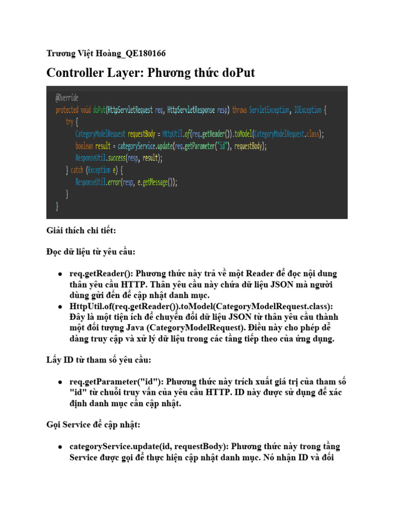 UPDATE FLOW (QN24 - CPL - JAVA - 03) - (QE180166) - (TruongVietHoang ...