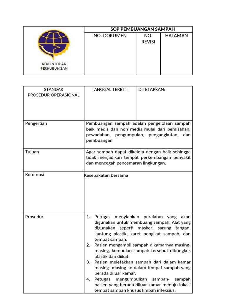 SOP Wisma Alpha | PDF
