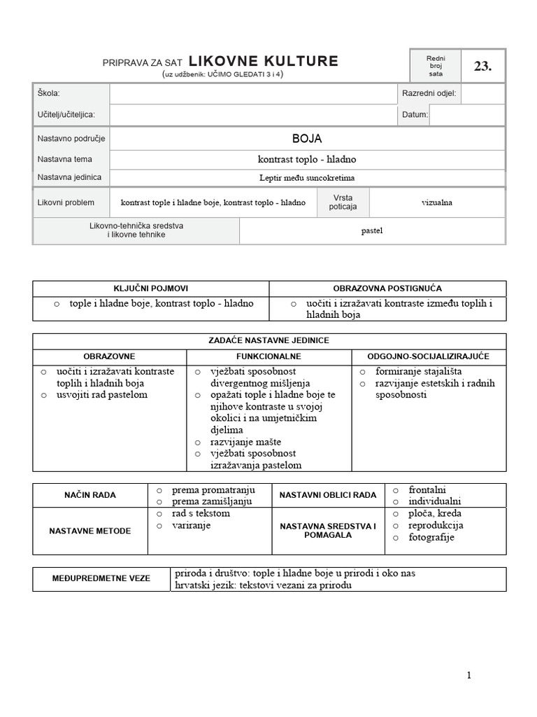 LK3-23 - Leptir Među Suncokretima | PDF