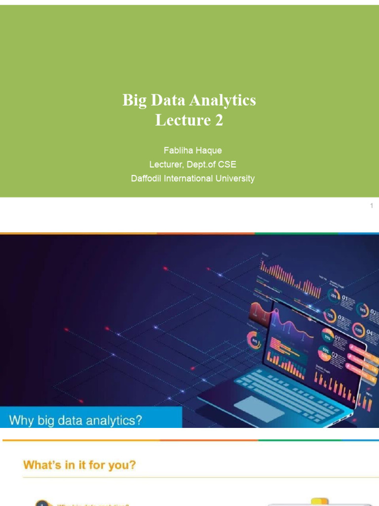 Big Data Analytics Lecture 2 Summary | PDF