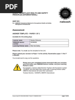 NEBOSH IDip Sample Exam | PDF