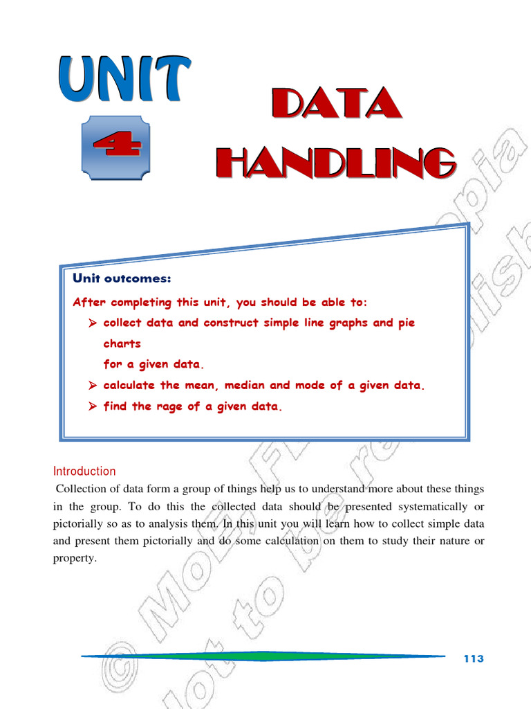 7-unit4 | PDF | Mode (Statistics) | Mean
