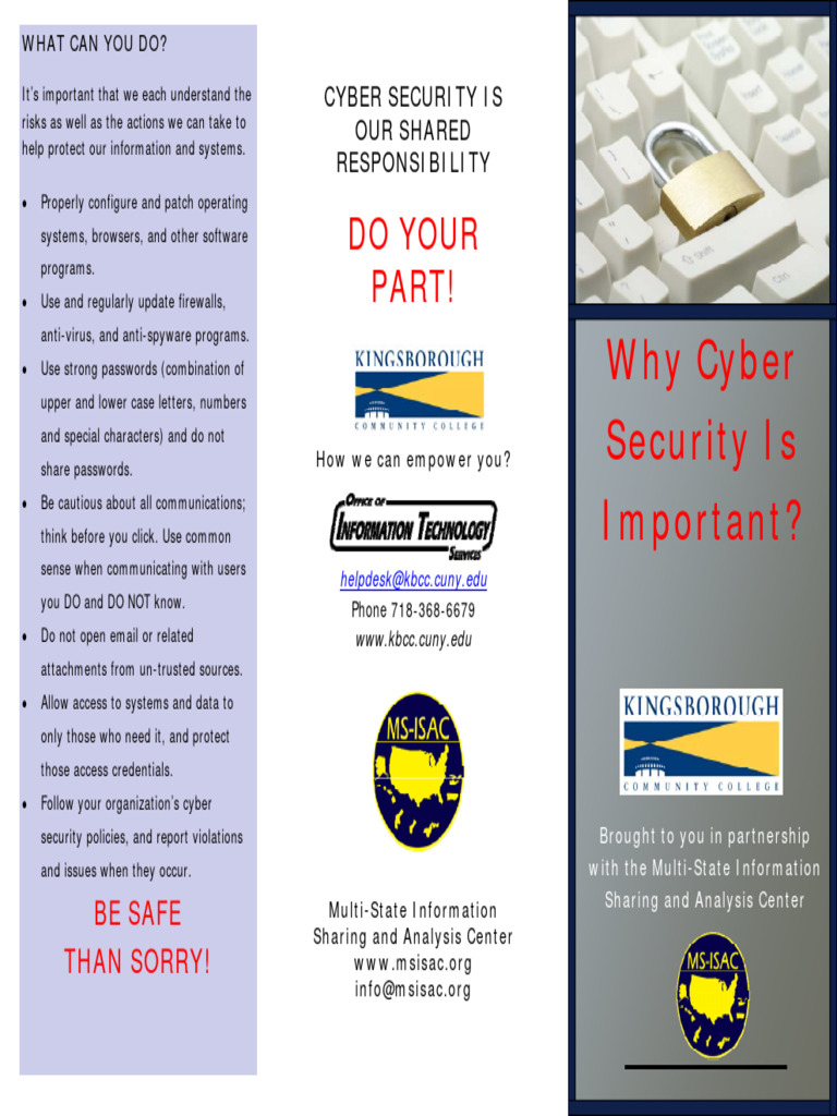 Why Cyber Security Is Important | PDF | Security | Computer Security