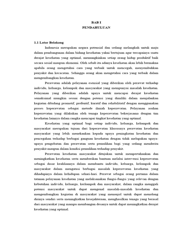 Contoh Lap Komunitas | PDF