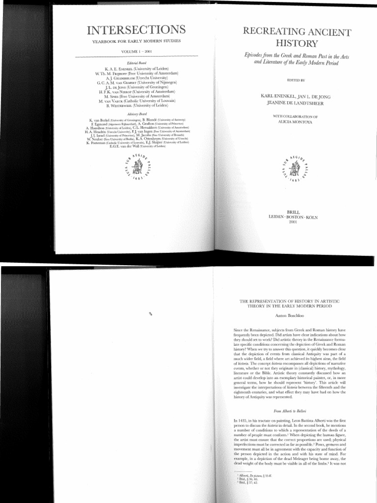 Boschloo Representation of History | PDF