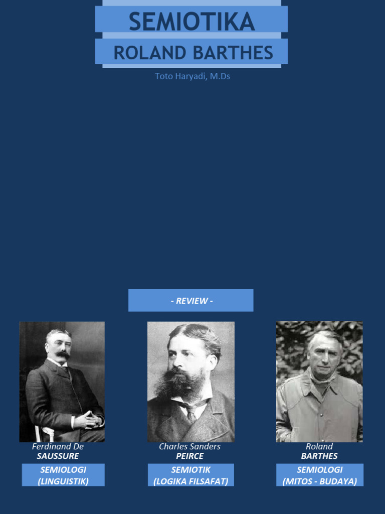 Teori Semiotika Roland Barthes | PDF