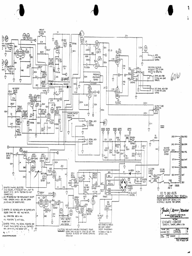 Concertschematicwiringdiagram | PDF