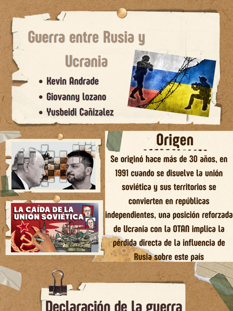 Guerra Entre Rusia y Ucrania | PDF | Ucrania | Rusia