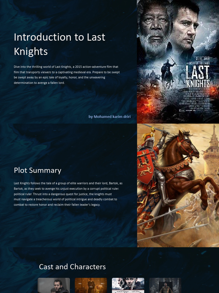 Introduction To Last Knights | PDF | Art | History