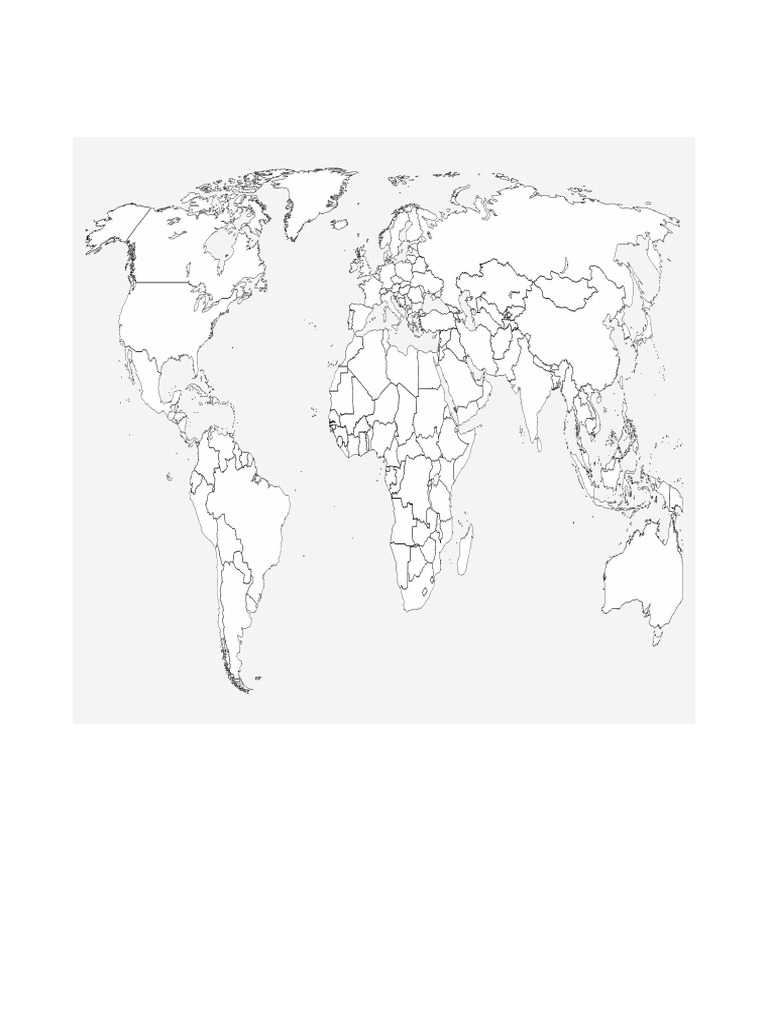 Black and White World Map Countries 396507.Jpg | PDF