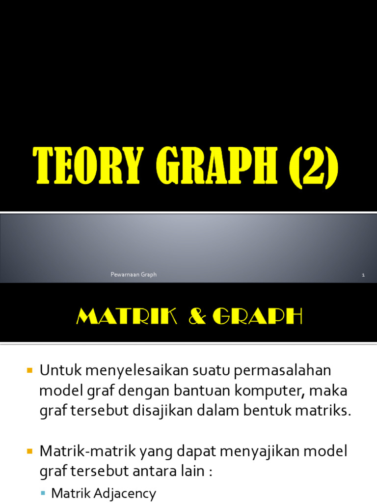 Pewarnaan Graph dan Bilangan Kromatik | PDF | Metode & Bahan Ajar