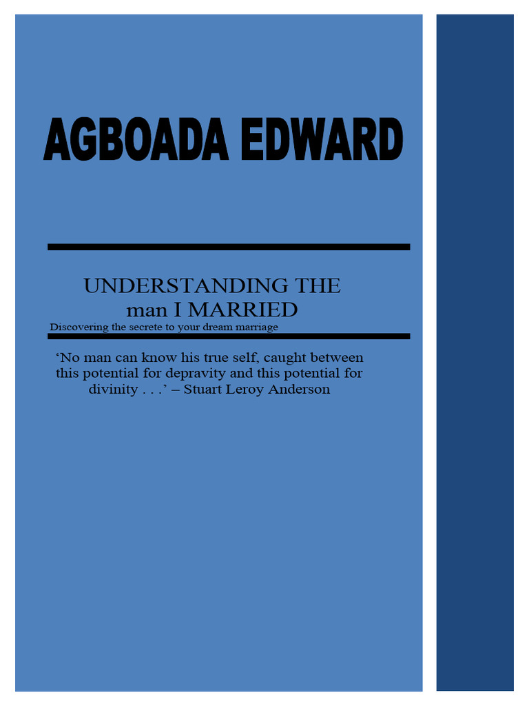 UNDERSTANDING THE MAN I MARRIED | PDF | Extraversion And Introversion ...