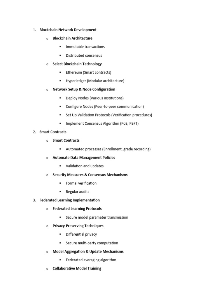 Point for diagram of Blockchain Network Development | PDF | Computer Network | Computer Science
