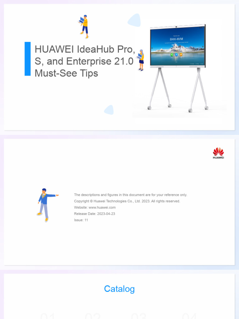 HUAWEI IdeaHub Pro, S, and Enterprise 21.0 Must-See Tips | PDF | Mobile App | Android (Operating ...