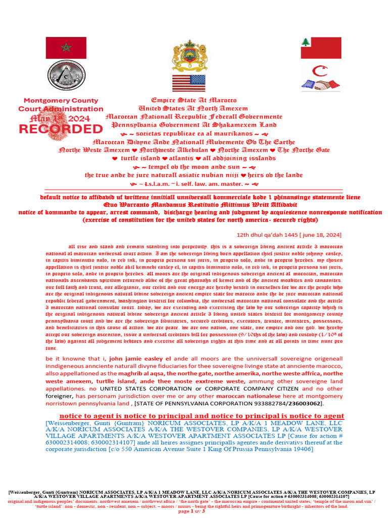 Notice To Agent Is Notice To Principal and Notice To Principal Is ...