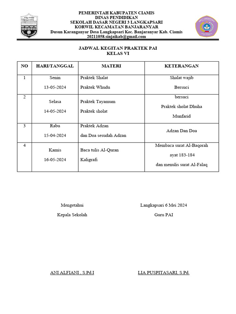 Program Praktek Pai | PDF
