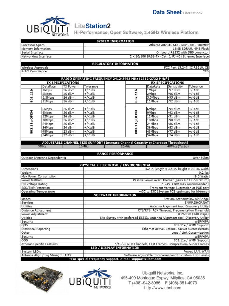 ls3 Datasheet3 | Download Free PDF | Ieee 802.11 | Computer Engineering