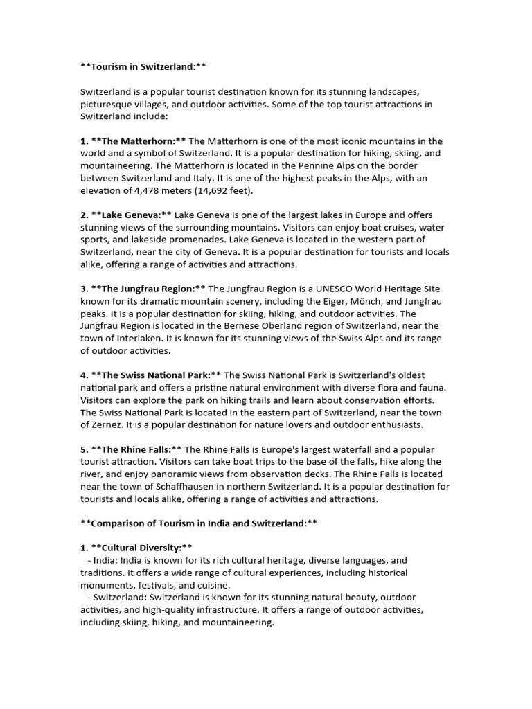 Vol 4 Ia 2 Project | PDF | Switzerland | Alps