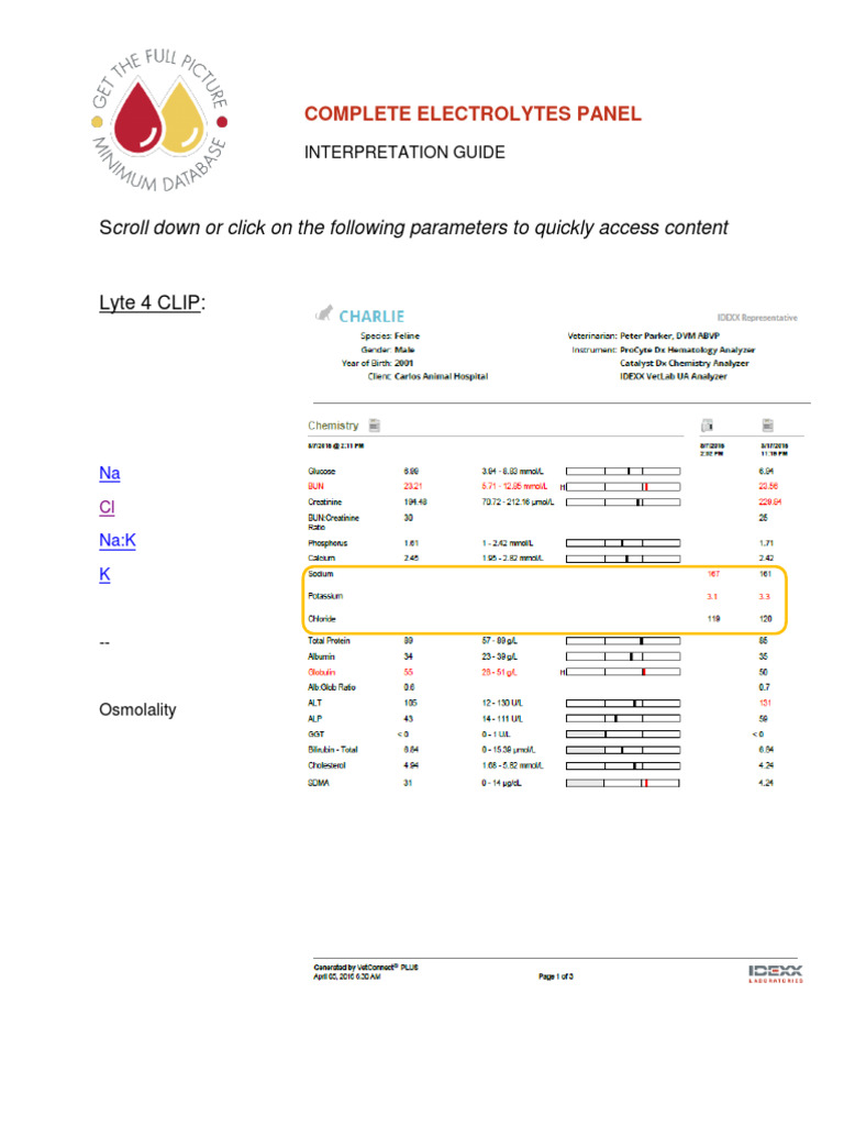 English Comp Electrolytes Mdb-Analytes | PDF | Sodium | Clinical Medicine