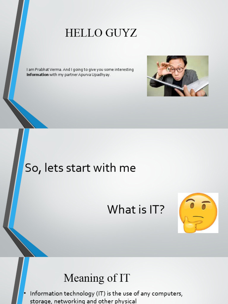 Hello Guyz: I Am Prabhat Verma. and I Going To Give You Some Interesting | PDF | Banks | Information