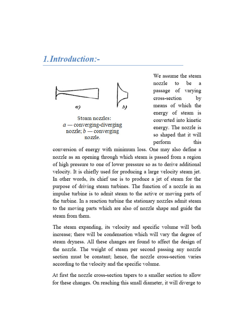 Steam Nozzle Training Unit | PDF | Nozzle | Fluid Dynamics