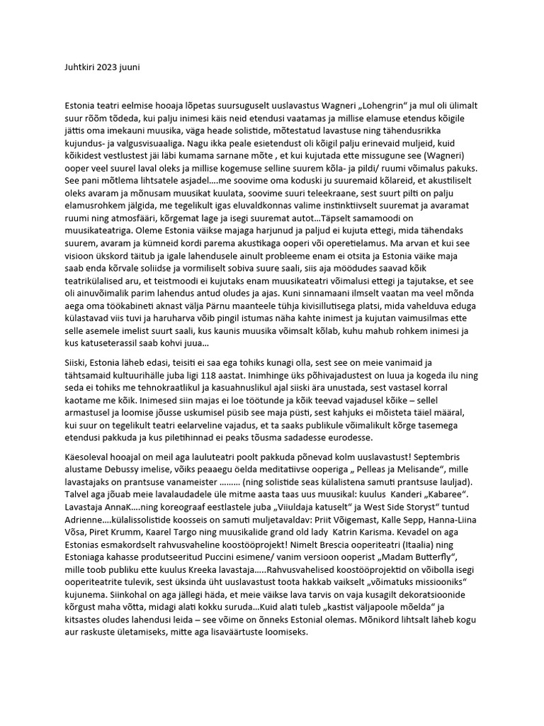 Juhtkiri 2023 Juuni | PDF