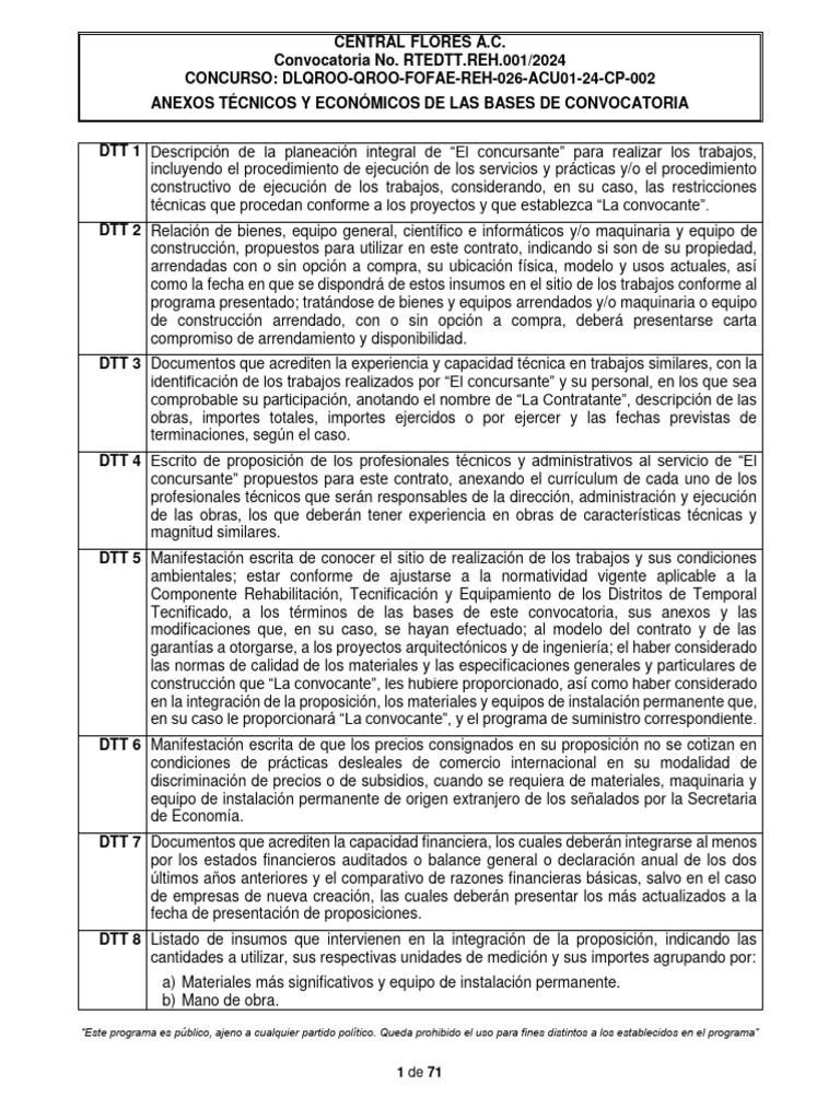 02.anexos Técnicos y Económicos - REHAB - DREN - DLQROO-QROO-FOFAE-REH ...