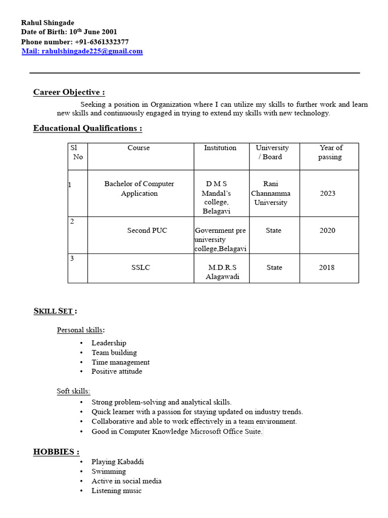 Rahul Shingad | PDF | Behavior Modification | Cognition