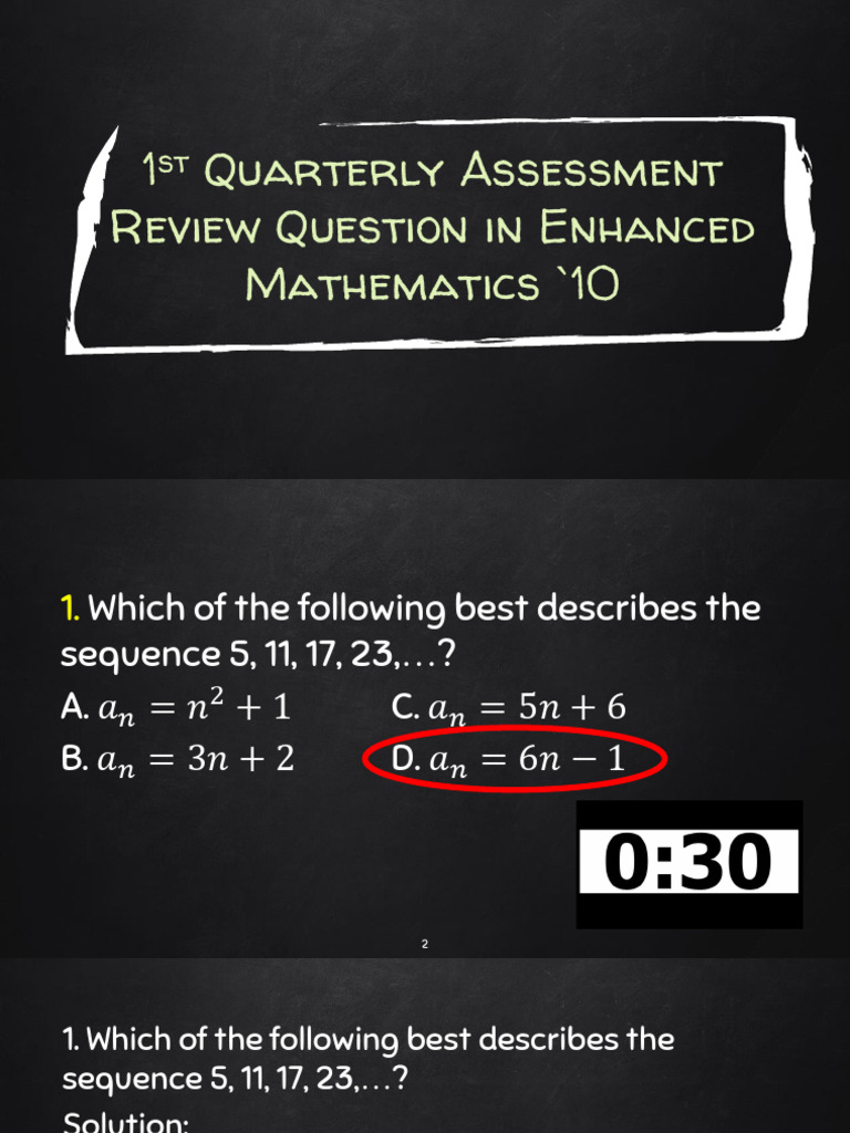 1st Quarter Review Questions | PDF | Volume | Pendulum
