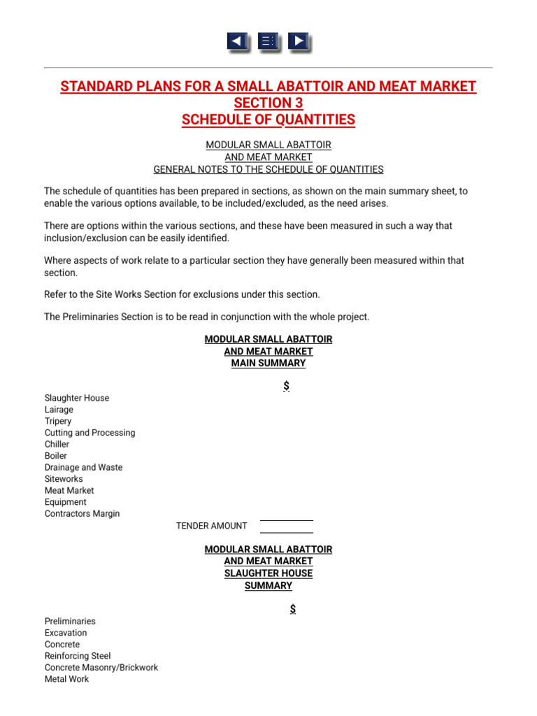 Abatoir Standard Design for Small-scale Modular Slaughterhouses | PDF ...