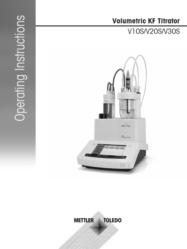 Operating Instruction V30S V20S V10S (En) | PDF | Titration | Chemistry