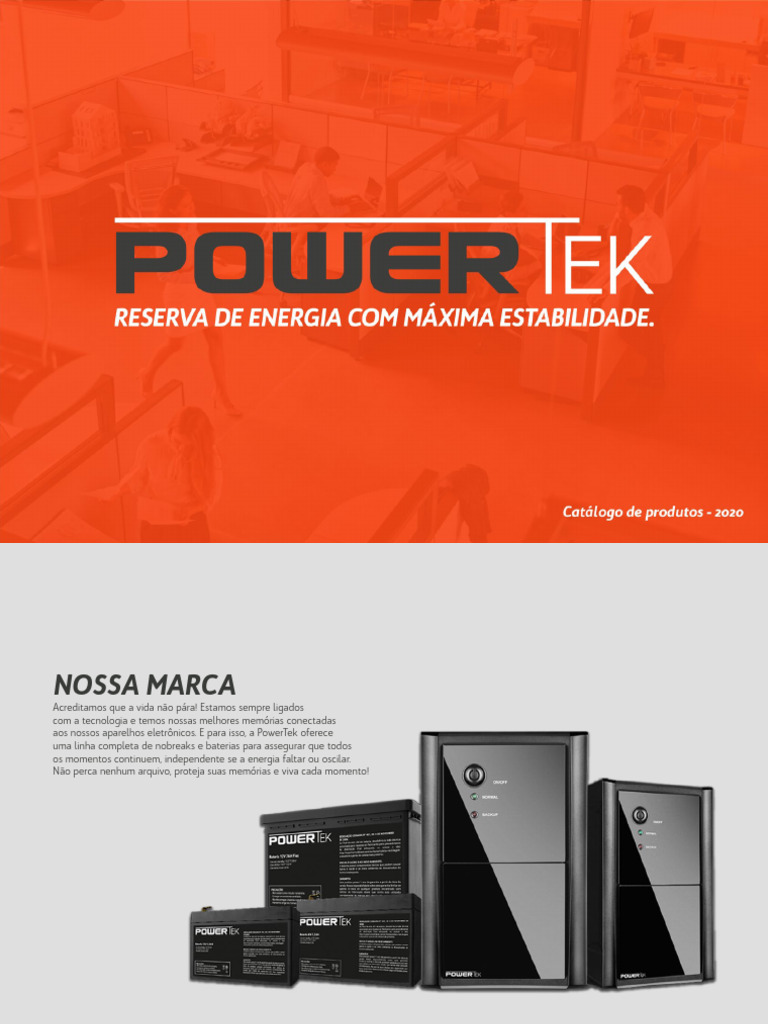 Power Tek Catalogo | PDF | Eletromagnetismo | Energia elétrica