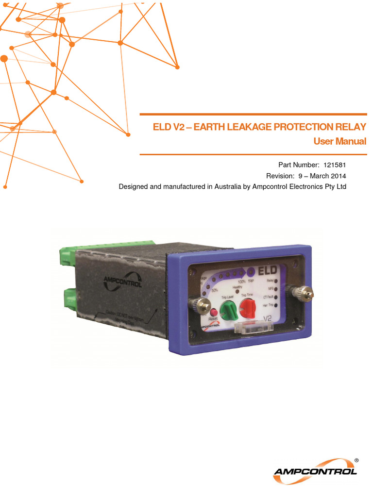 User Manual Eld v2 2011 | PDF | Relay | Transformer