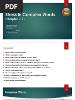 English Word Stress Rules With Exercises and Compound Adjectives | PDF ...