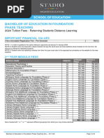 Unisa BEd Intermediate and Senior Phase | PDF | Learning | Behavior ...