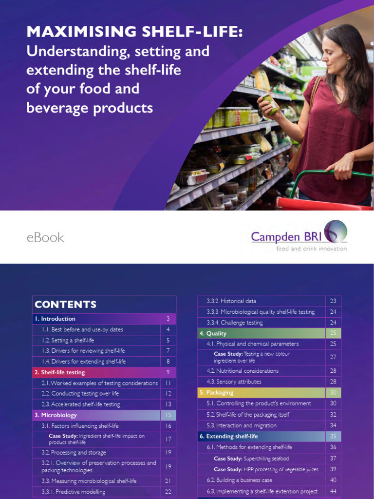 Shelf Life Ebook | PDF | Shelf Life | Food Safety