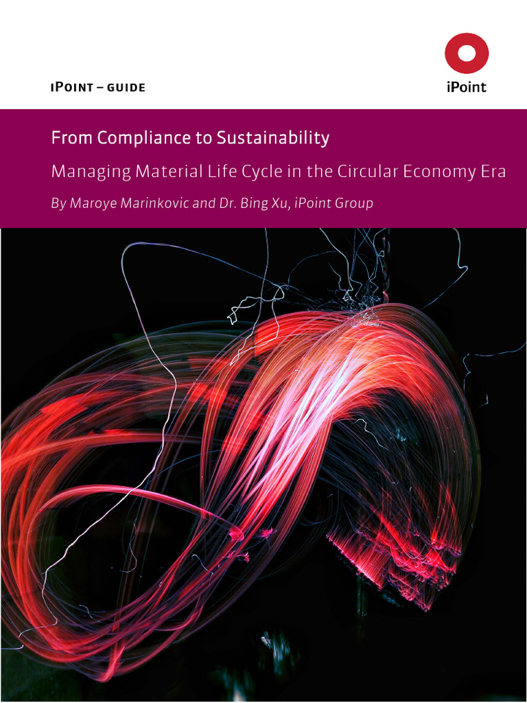 Ipoint - Guide - From Compliance To Sustainability | PDF | Life Cycle Assessment | Regulatory ...