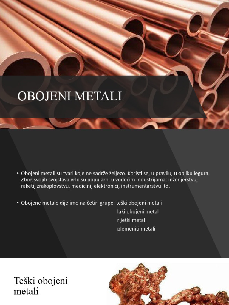 Obojeni Metali | PDF