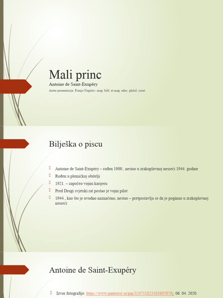 Mali Princ | PDF