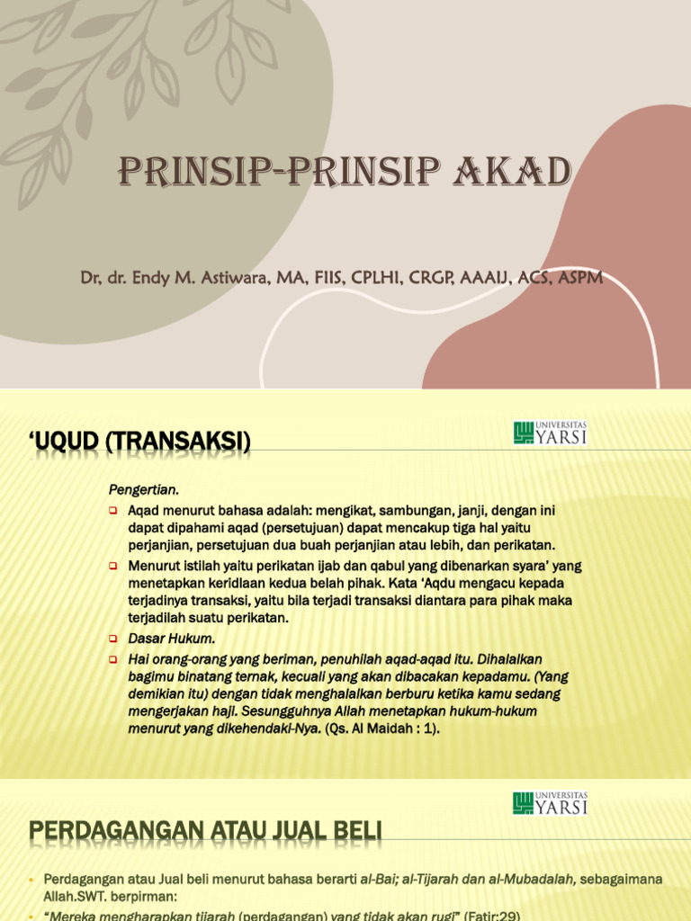 p2 Prinsip Prinsip Akad | PDF