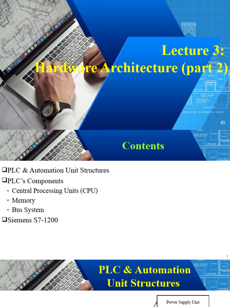 Lecture 3-Hardware Architecture (Part 2) | PDF | Programmable Logic Controller | Central ...