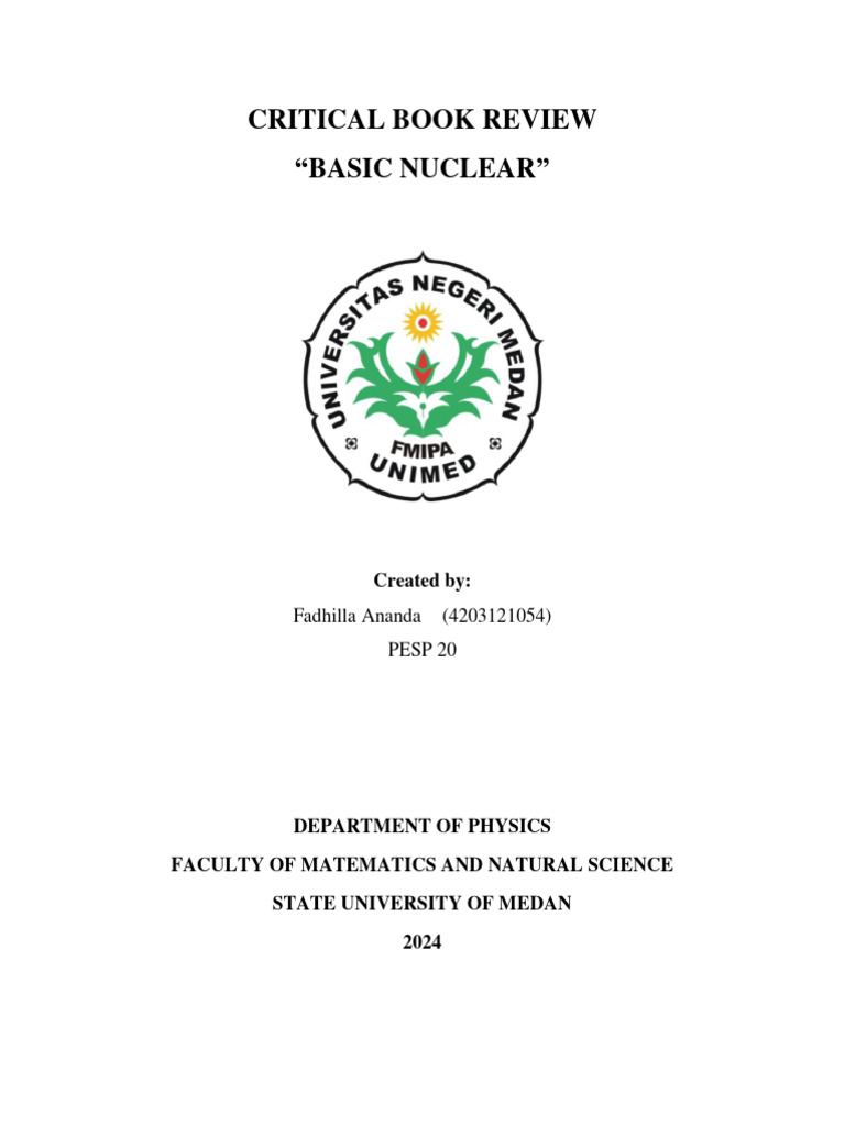 CBR Basic Nuclear - Fadhilla Ananda - 4203121054 | PDF | Radioactive ...