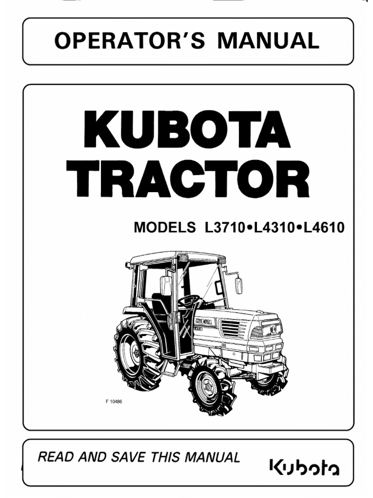 L3010,3410, 3710 Cab. Manual | PDF