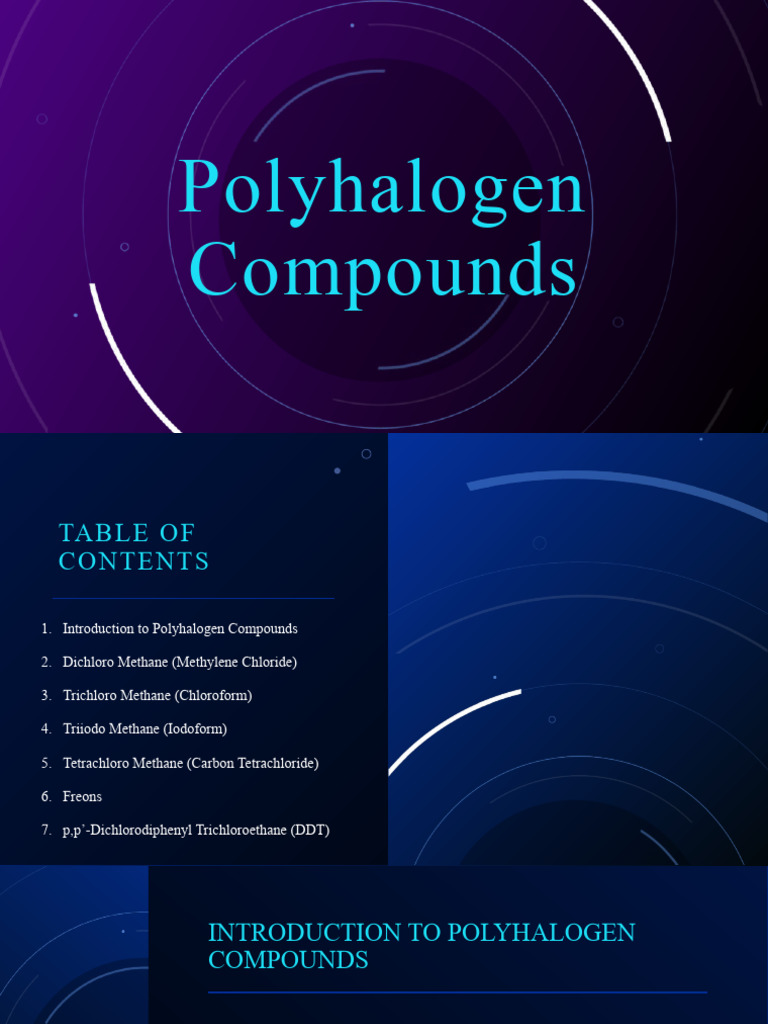 Polyhalogen compounds | Download Free PDF | Chloroform | Chlorofluorocarbon