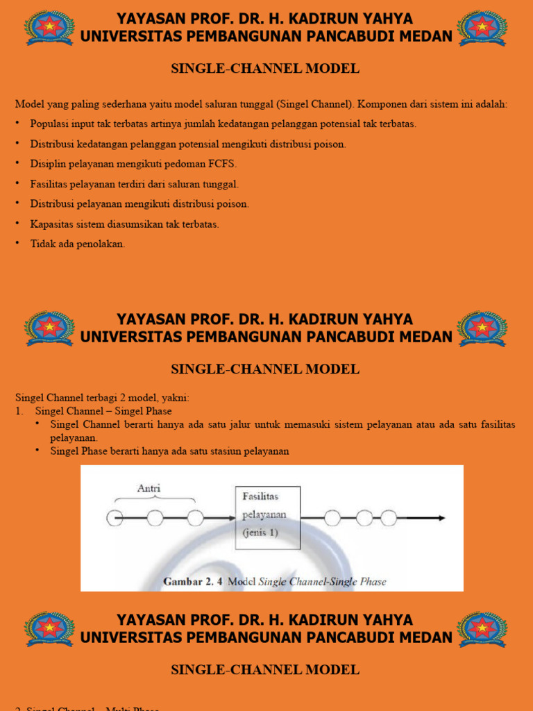 Pertemuan 6 (Singel Channel Model Multiple Channel Model) | PDF