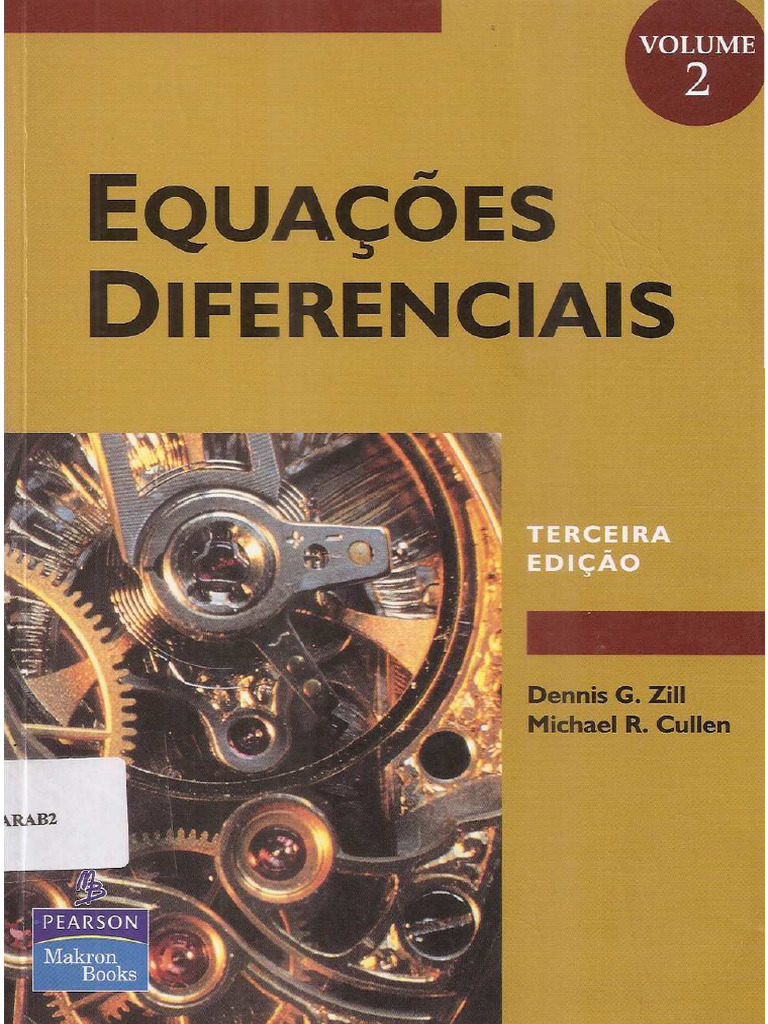 Equações Diferenciais Vol. 2 - Dennis G. Zill e Michael R. Cullen | PDF
