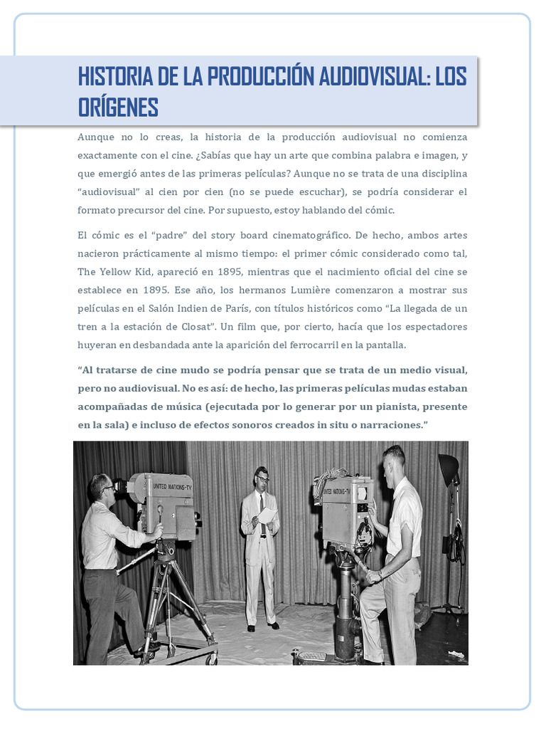 Produccion Audiovisual | PDF | Podcast | Documental