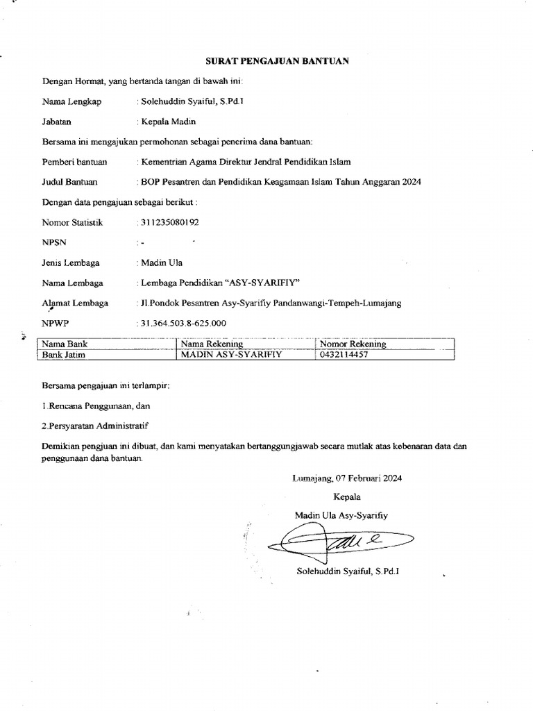 Surat Pengajuan 1 -20240207_11222422 | PDF